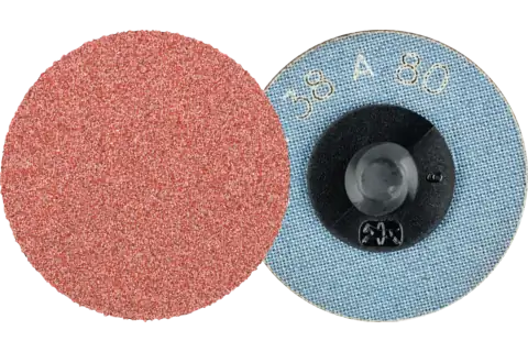 COMBIDISC® Abrasive Disc, 1-1/2" Dia, Type CDR, 80 Grit, Aluminum oxide