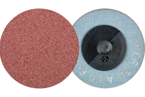 COMBIDISC aluminium oxide abrasive disc CDR dia. 50mm A60 FORTE for high stock removal rate